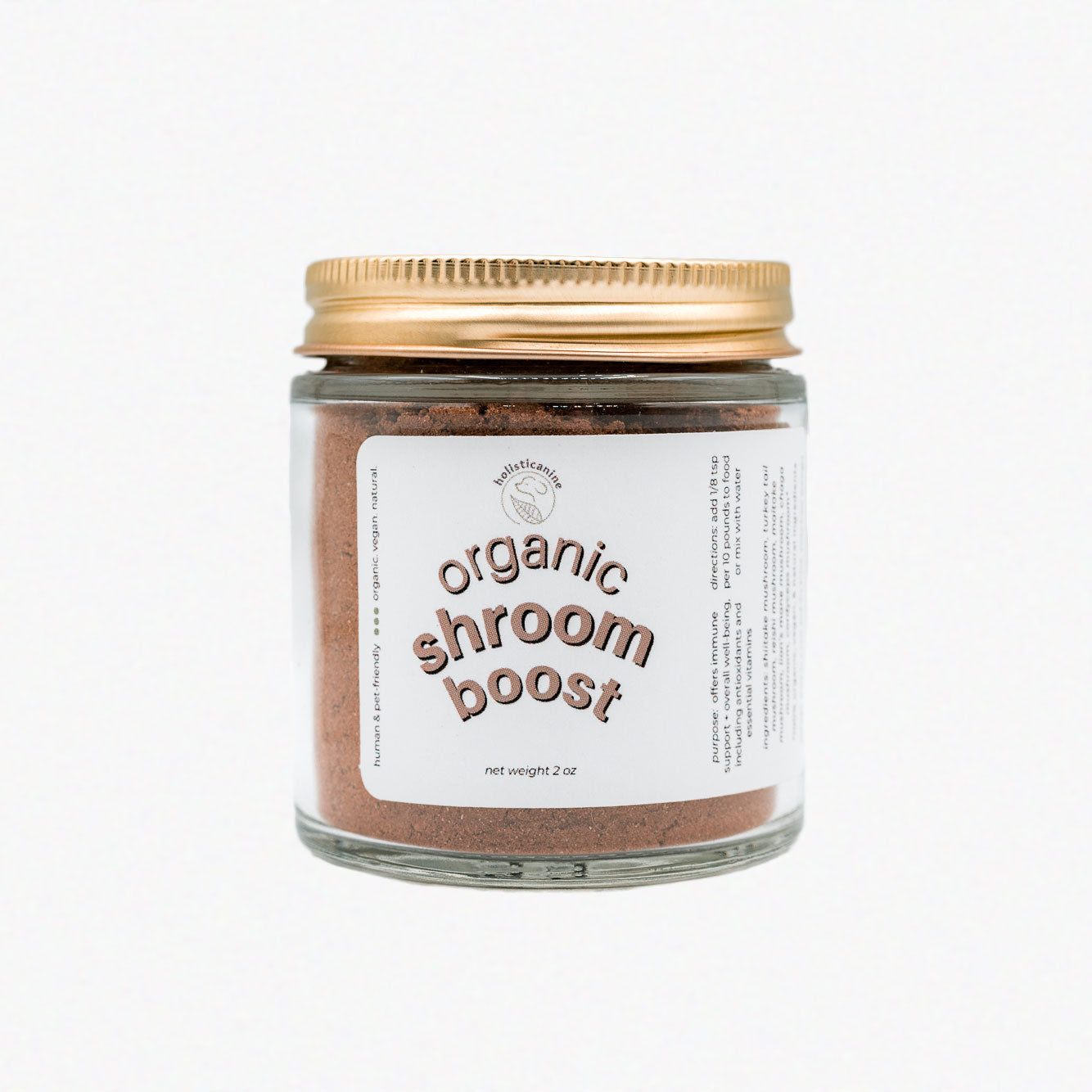 Holisticanine Organic Shroom Boost Supplement | Immune and Cognitive S ...