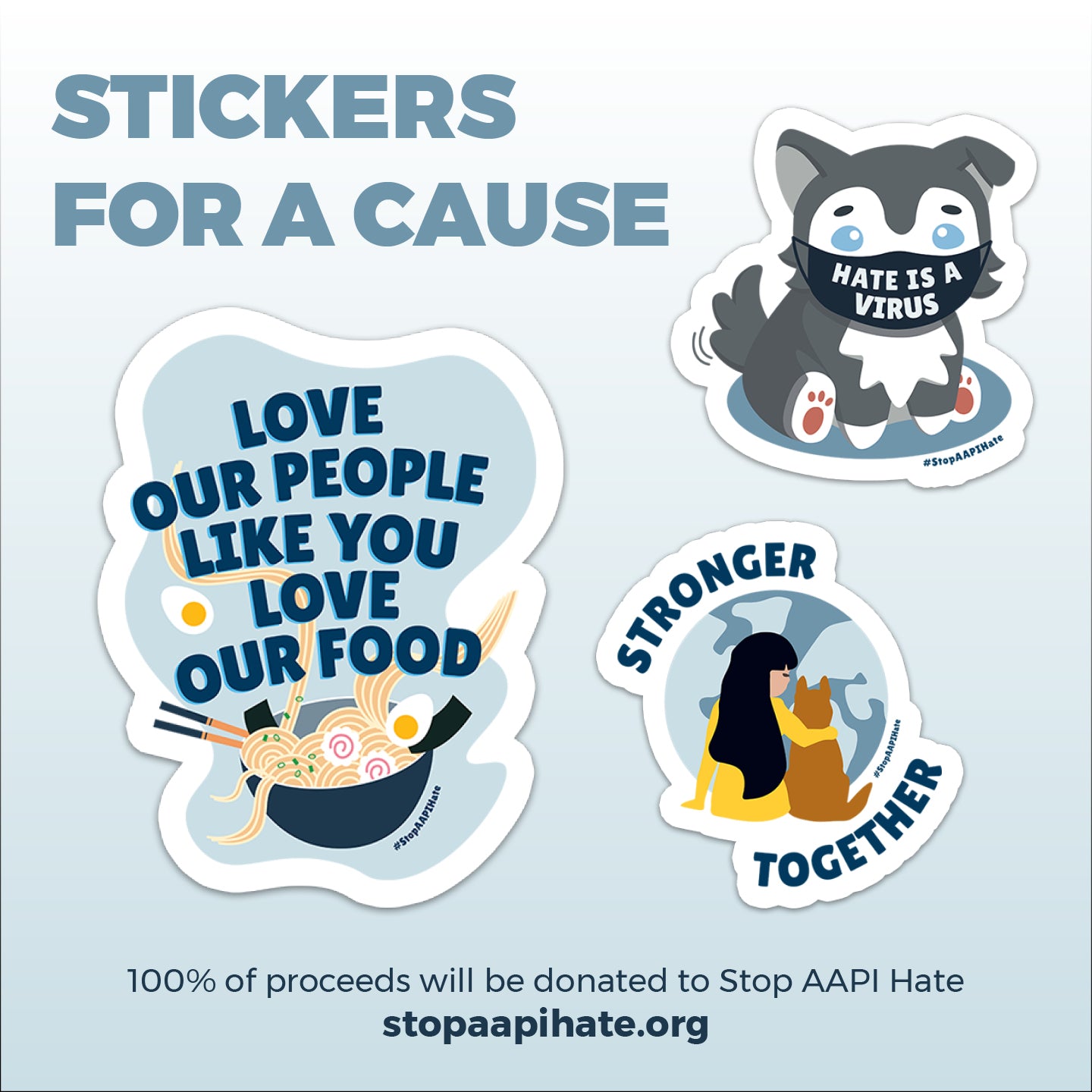 #StopAAPIHate - Stickers for a Cause – Wild n Fresh Treats